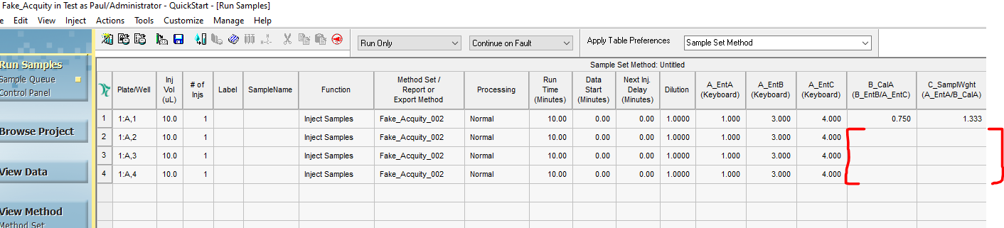 Specifying values in keyboard entry sample type custom fields in the ...